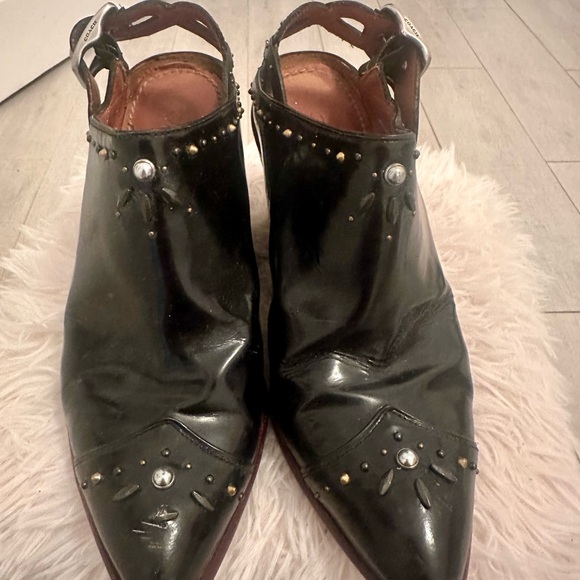 Coach | Shoes | Coach Black Studded Ankle Boots | Poshmark